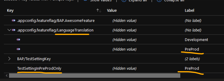 FeatureManager.IsEnabledAsync(nameof(MyFlags.FlagName)) does not return the current value ...