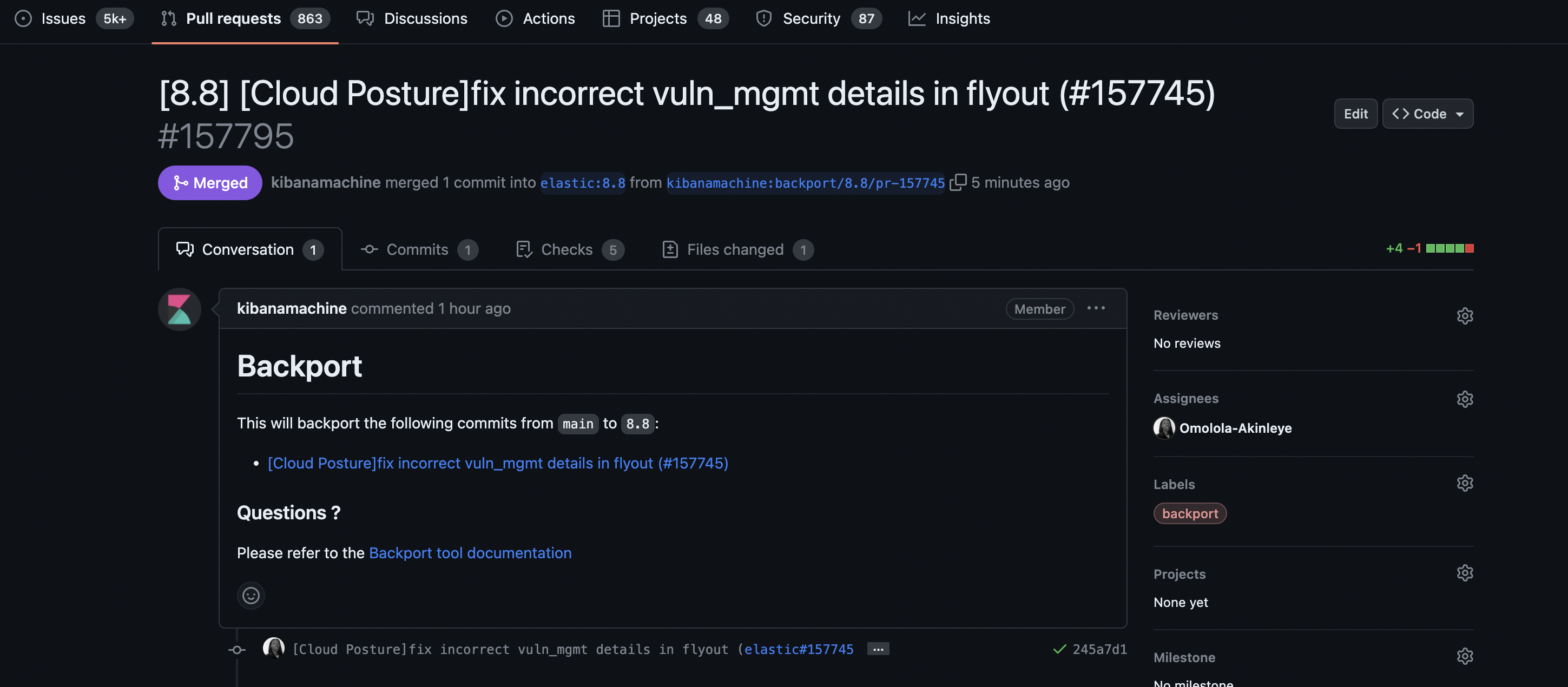 [Cloud Security] CNVM is displaying incorrect details for a finding in the flyout. · Issue ...