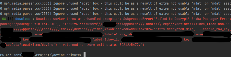 Unable to decrypt mixed-stream material · Issue #23 · devine-dl/devine · GitHub