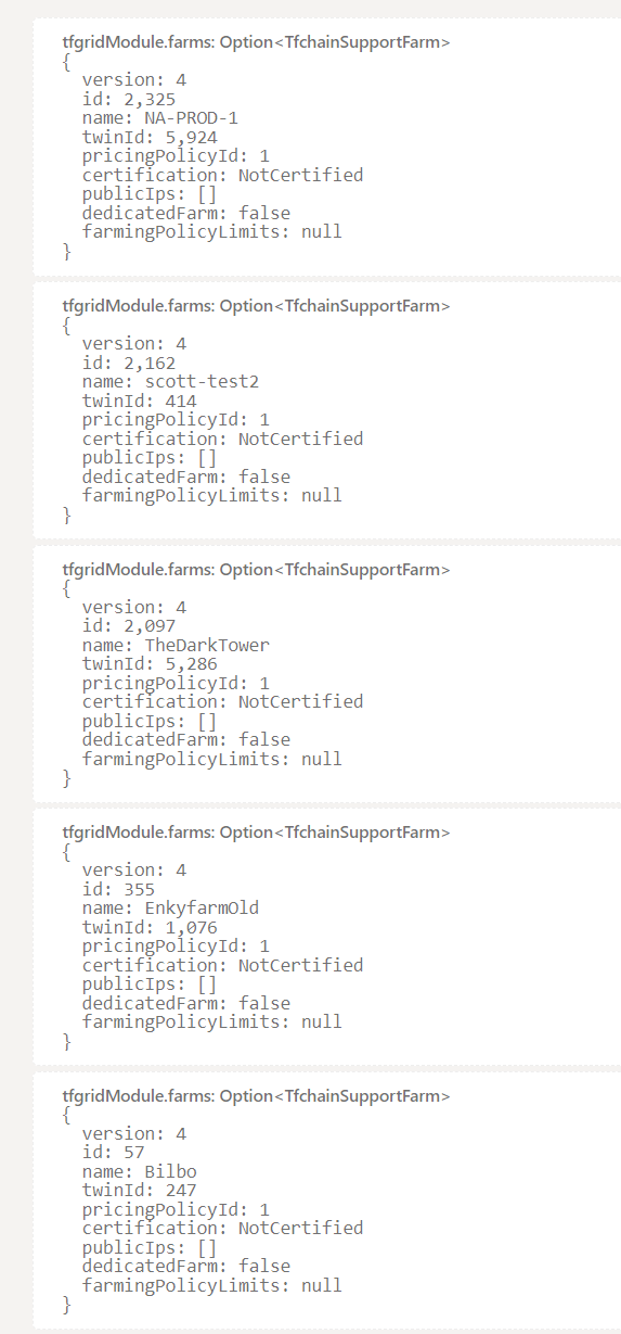 Farms with pricing policy 0 · Issue #624 · threefoldtech/tfchain · GitHub