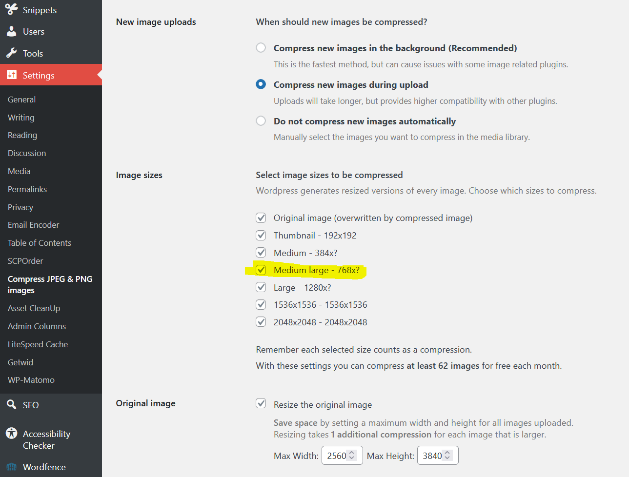 Add Medium Large and other thumbnail sizes to the Image Block drop down ...