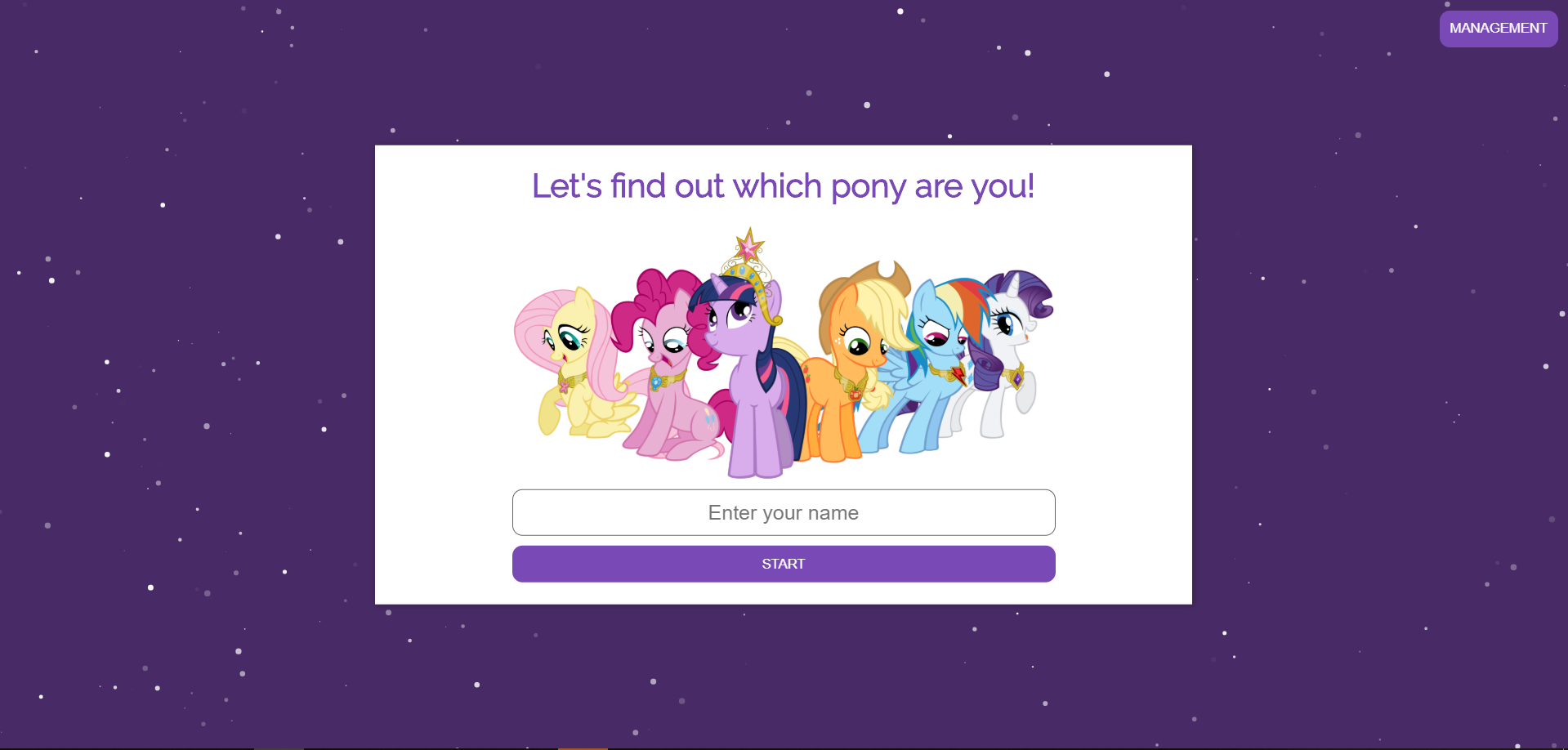 GitHub - ievamisk/pony-quiz
