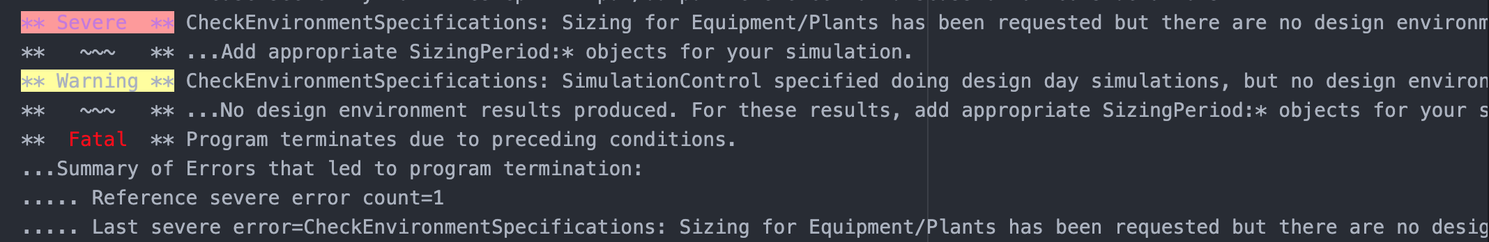 EnergyPlus Hard Crash: Error file cut short when autosizing not set up correctly · Issue #8812 ...