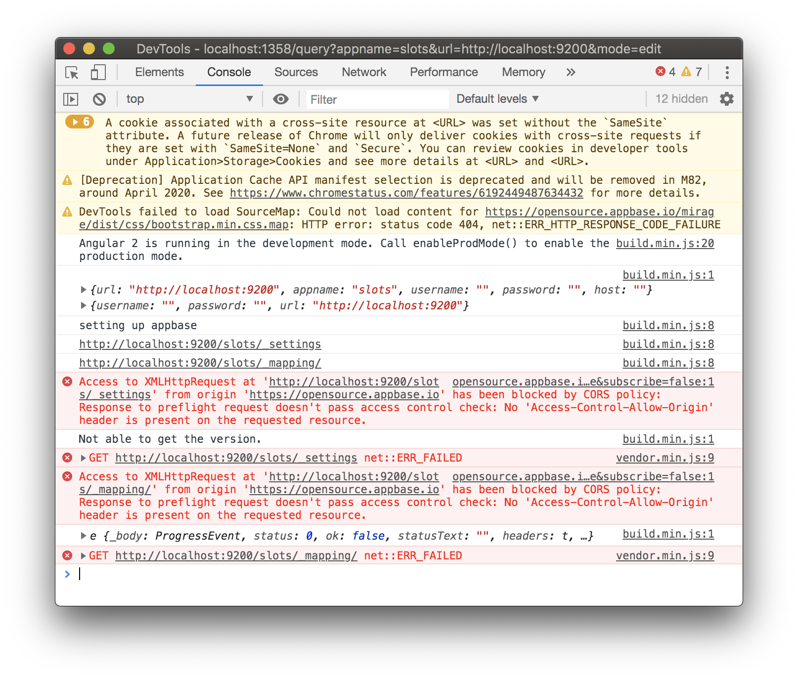 Query Explorer does not work with the local dockerized ElasticSearch instance · Issue #306 ...
