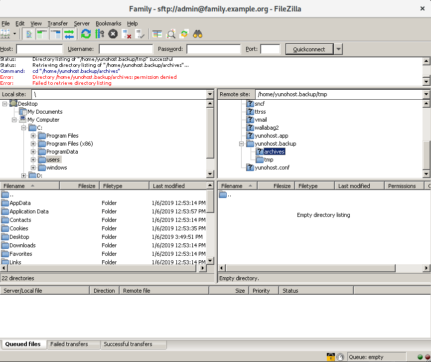 Backups cannot be download by user "admin", only by "root" · Issue #1266 · YunoHost/issues · GitHub