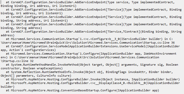 Improve error message when adding ServiceEndpoint to service builder for a service type which ...