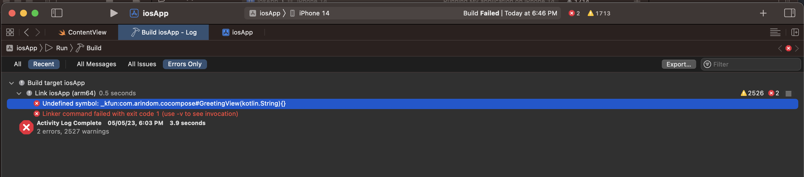 Getting _kfun:com.arindom.cocompose#GreetingView(){} · Issue #3126 ...