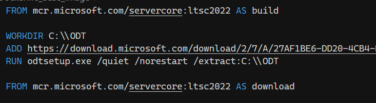 Not able to build Windows Server core image ltsc2022 · Issue #295 · microsoft/Windows-Containers ...