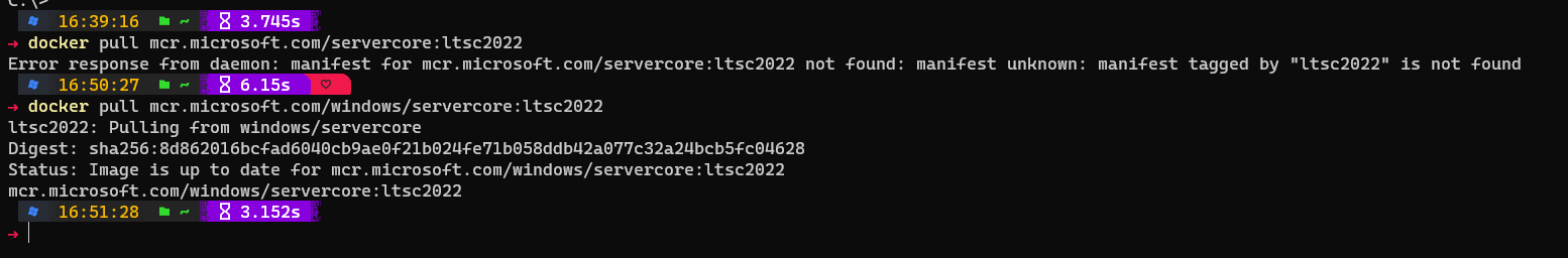 Not able to build Windows Server core image ltsc2022 · Issue #295 · microsoft/Windows-Containers ...