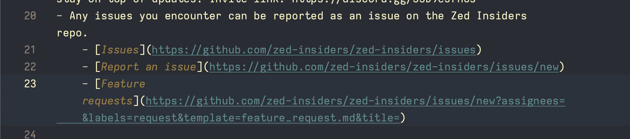 URLs render incorrectly when wrapping in markdown · Issue #1062 · zed-industries/zed · GitHub