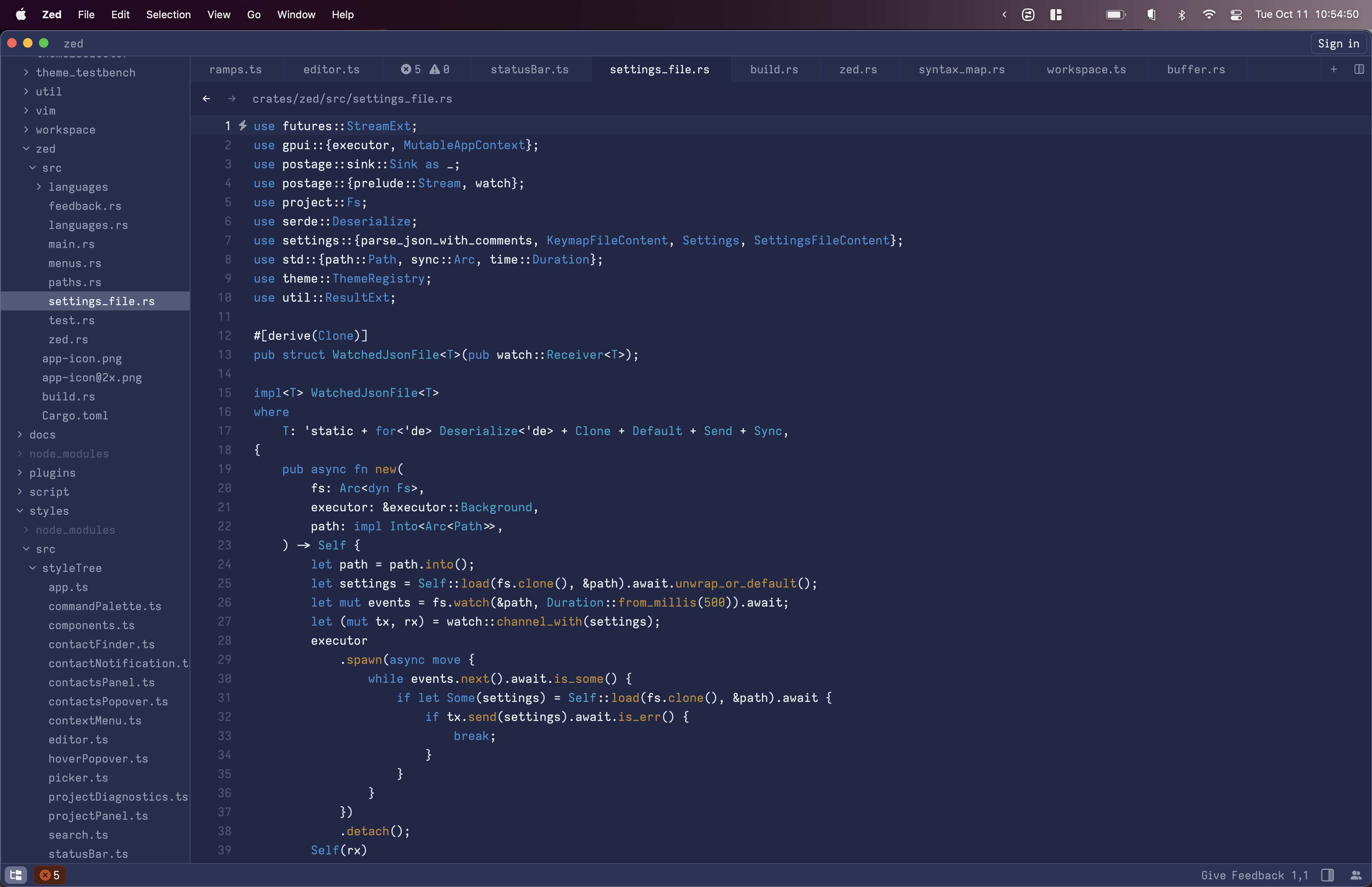 Hard to spot the focused file in project panel · Issue #5192 · zed-industries/zed · GitHub