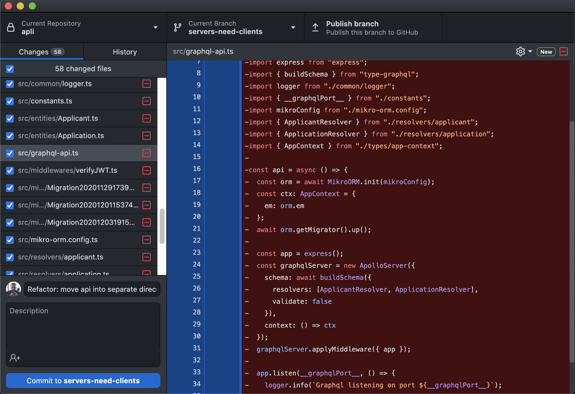 Make changes list scrollbar consistent with the diff viewer scrollbar ...