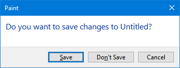 Quitting with unsaved changes warning popup is inconsistent with all ...