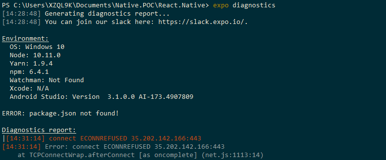 CLI - Expo init bad request · Issue #2285 · expo/expo · GitHub