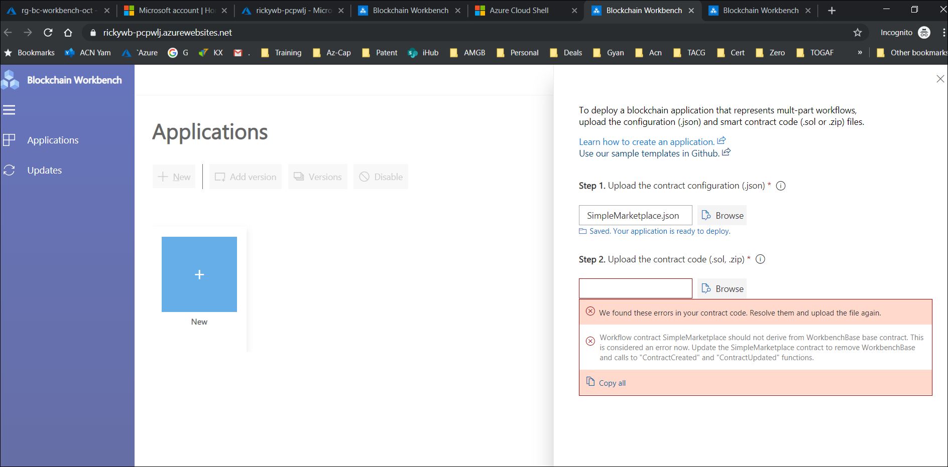 SimpleMarketplace.sol is rejected by Blockchain Workbench · Issue #203 · Azure-Samples ...