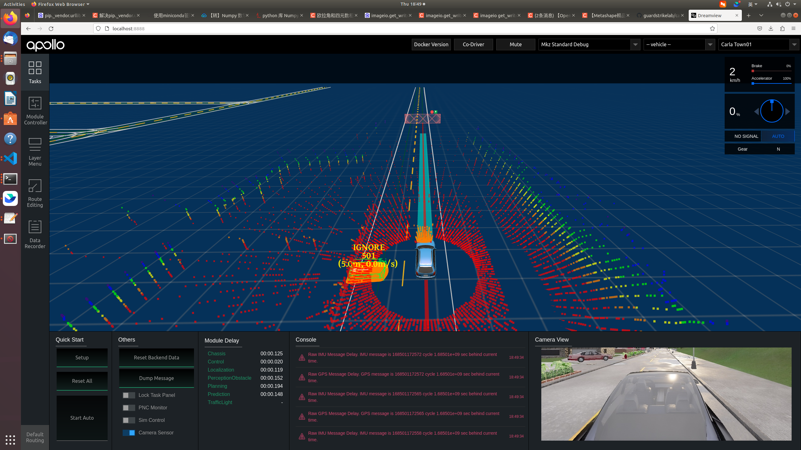 Dreamview页面中画出的Point Cloud与carla中激光雷达点云整体存在90度差异 · Issue #104 · guardstrikelab/carla_apollo ...