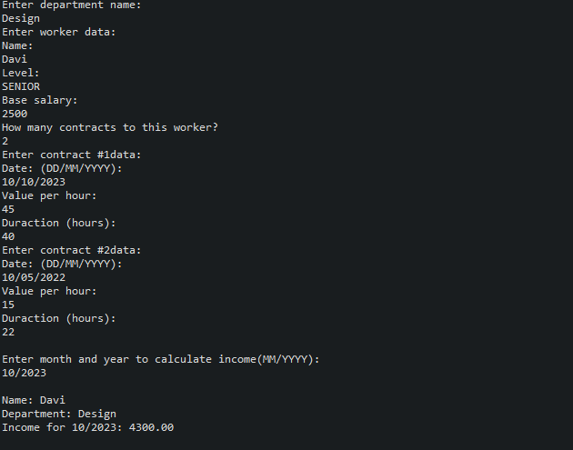 GitHub - DaviJonck/Worker-Plan-Java: This is a program for companies to calculate the employee's ...