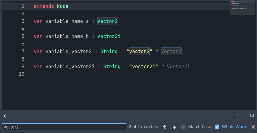 [4.0] GDScript "Search" match inconsistencies · Issue #68650 ...
