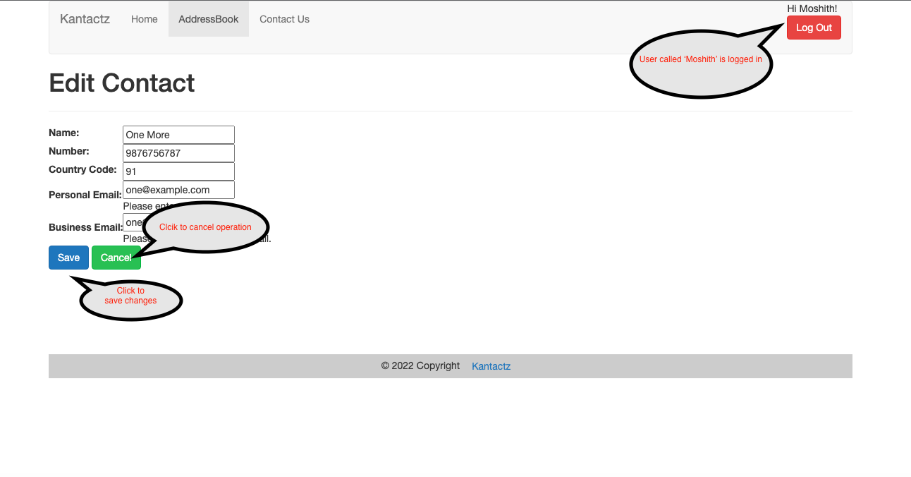 GitHub - TechStuffBoy/Kantactz: This is a Django Project for Managing ...