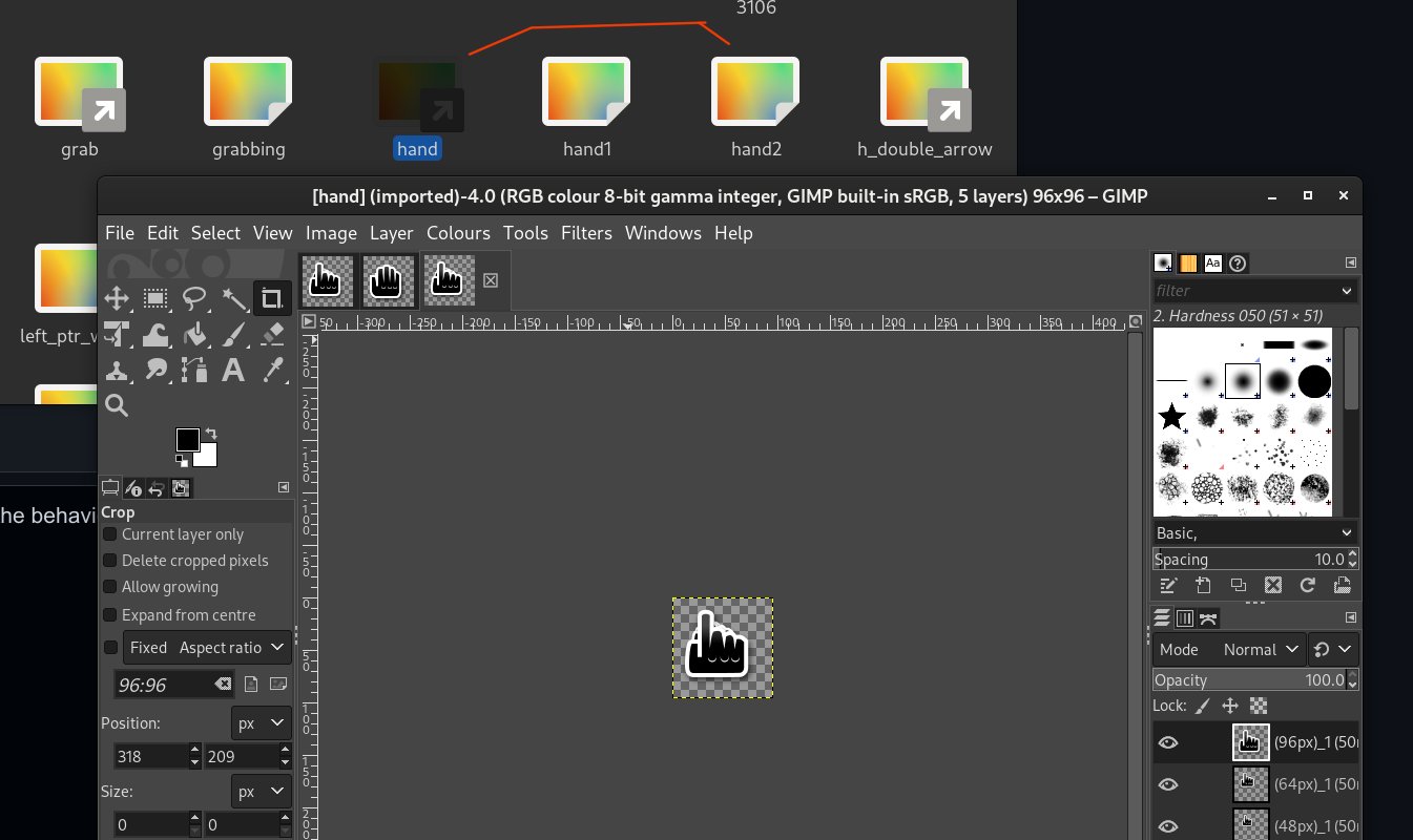Wrong cursor on Linux for Cursor="Hand" (0.10.7) · Issue #6670 ...