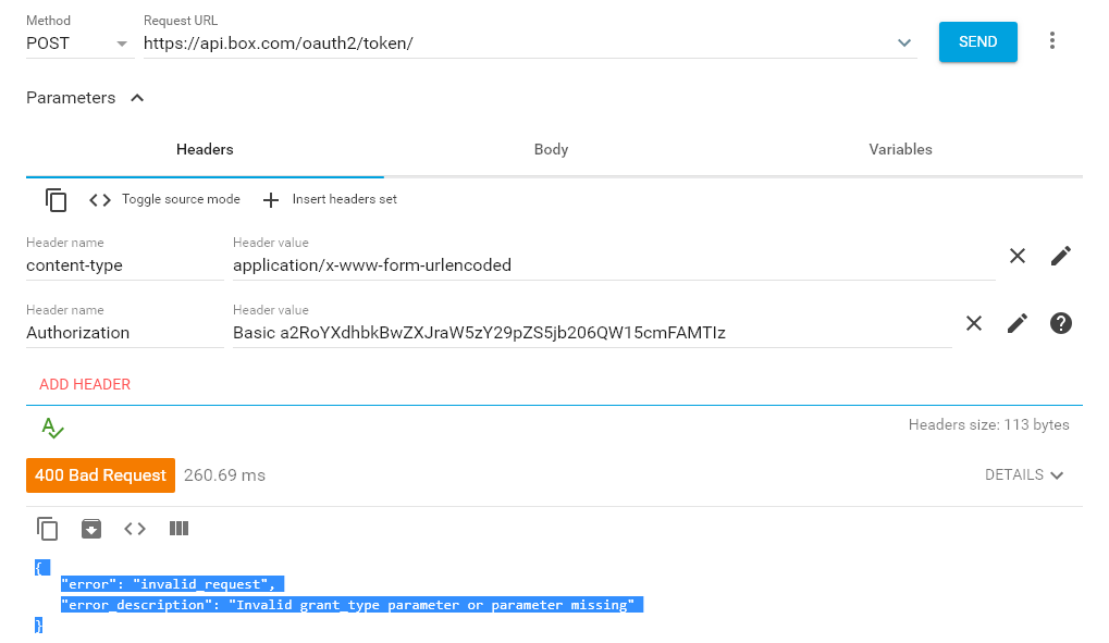 Unable to get Token using ARC (chrome extension) · Issue #550 · box/box ...