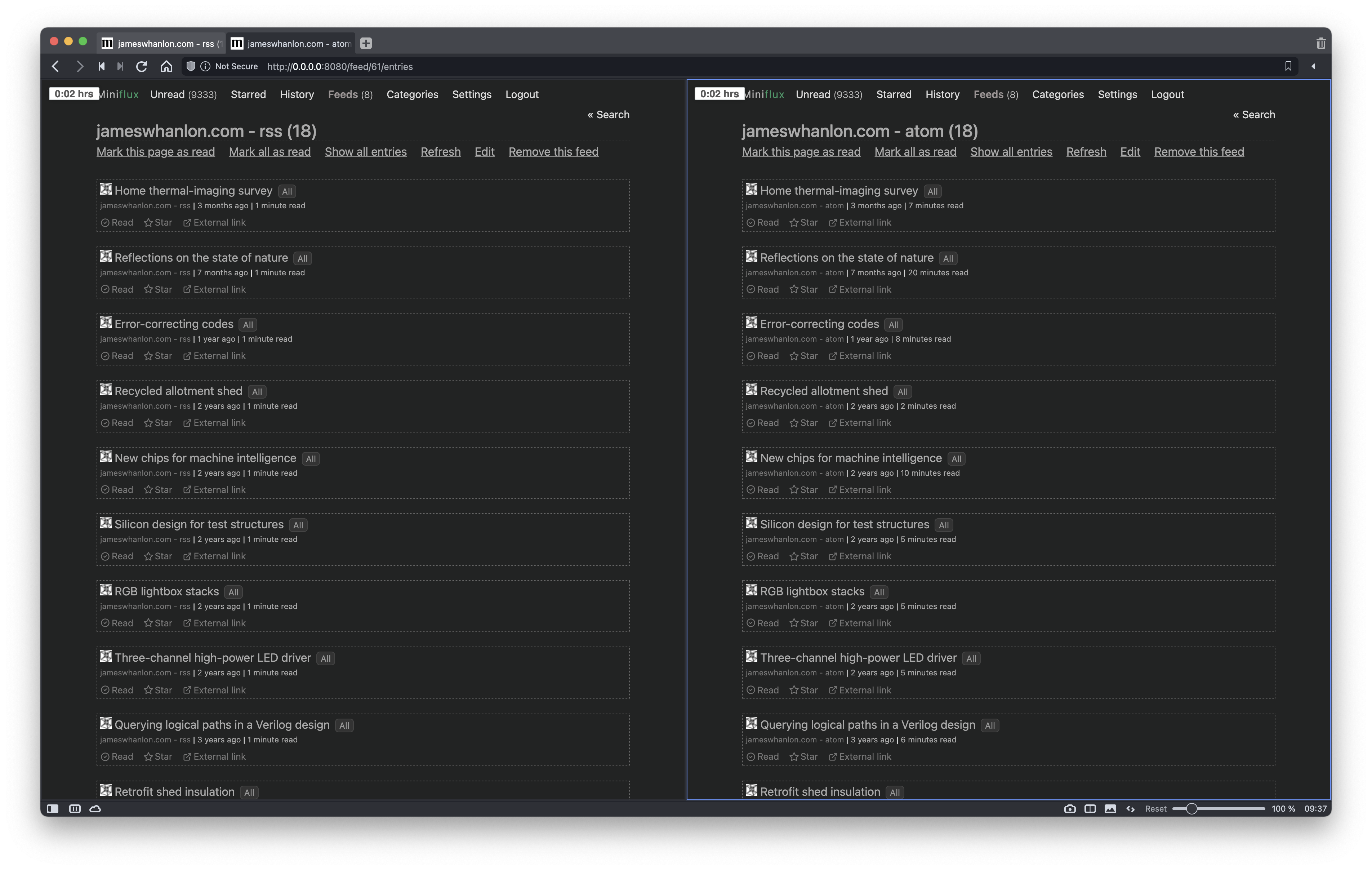 Fix/research RSS "minute read" functionality (using Atom it works) · Issue #1177 · miniflux/v2 ...