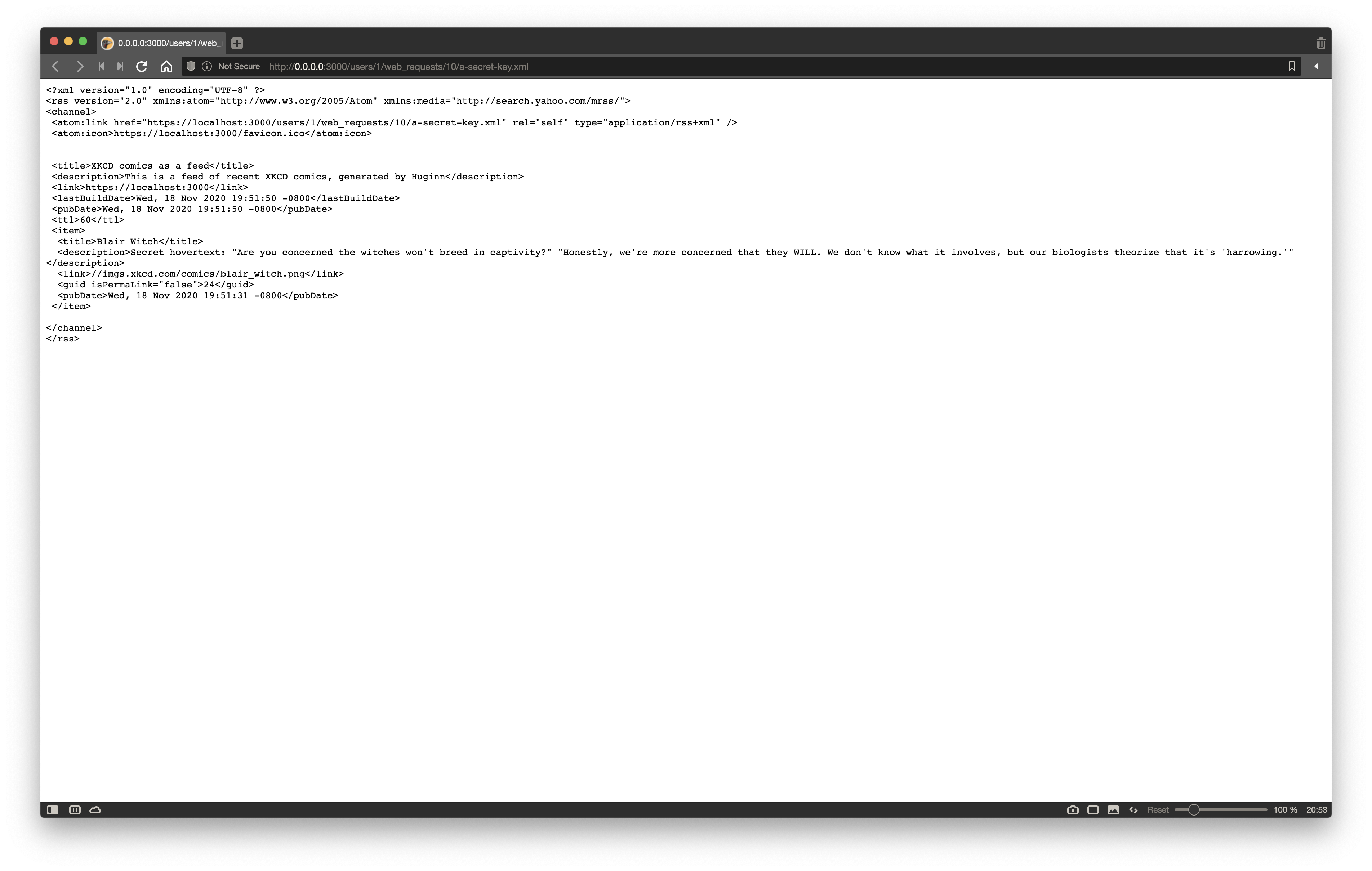 Add subscription from a localhost URL (i.e. Docker Huginn) #Help #Question · Issue #888 ...