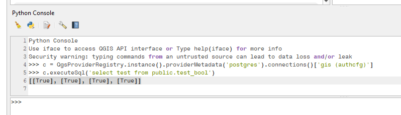 Postgresql Query From Pyqgis Wrong Results For Boolean Fields · Issue 39679 · Qgisqgis · Github