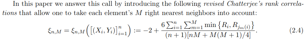 Implement Chatterjee correlation · Issue #2840 · duckdb/duckdb · GitHub