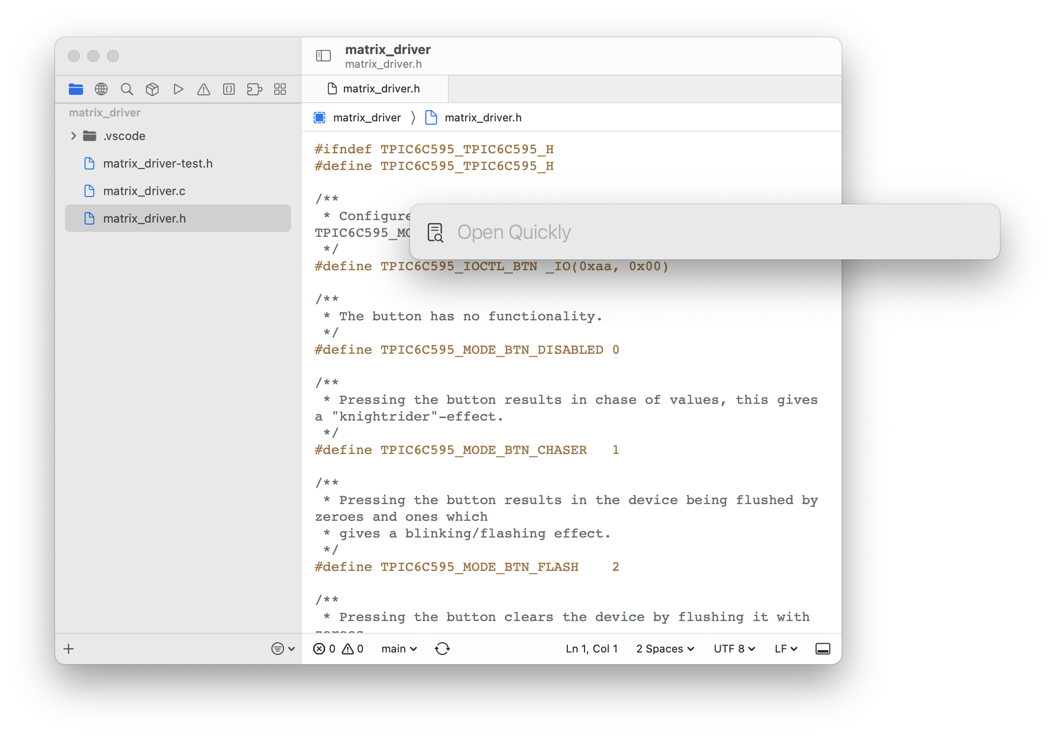 "Open Quickly" UI by pkasila · Pull Request #149 · CodeEditApp/CodeEdit · GitHub