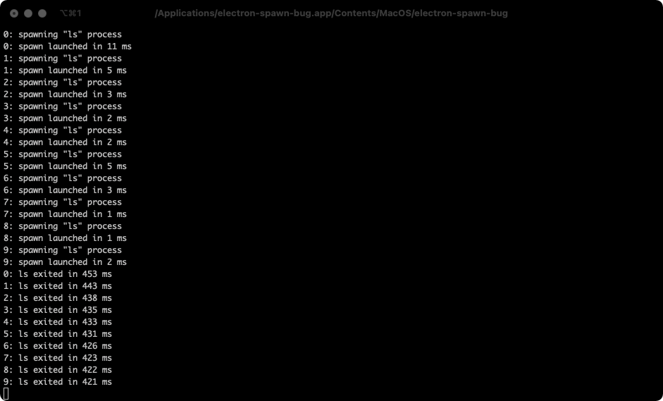 child_process spawn locks up renderer for 300 - 3000ms on signed app on ...