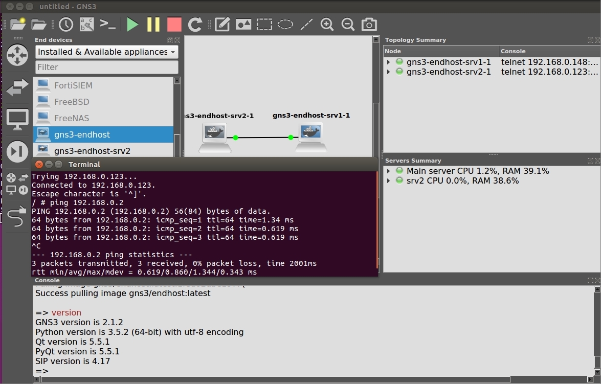 [v2.1] (error: 206) Could not find free port for the uBridge hypervisor · Issue #1244 · GNS3 ...