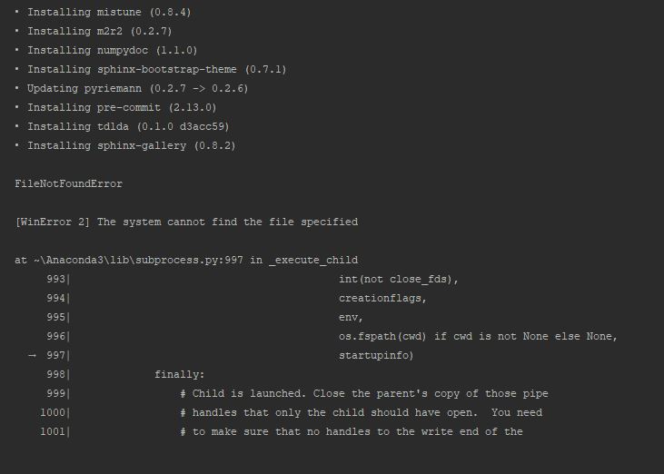 FileNotFoundError when running "poetry install" · Issue #221 · NeuroTechX/moabb · GitHub