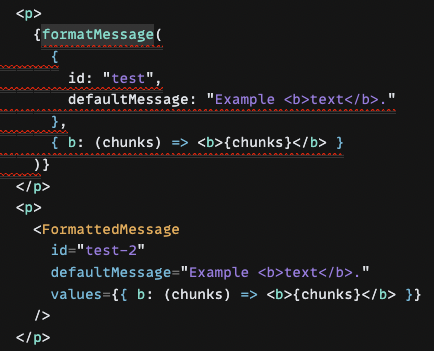 intl.formatMeassage type error when passing ReactElement (chunks) 6.0.5 · Issue #3707 · formatjs ...