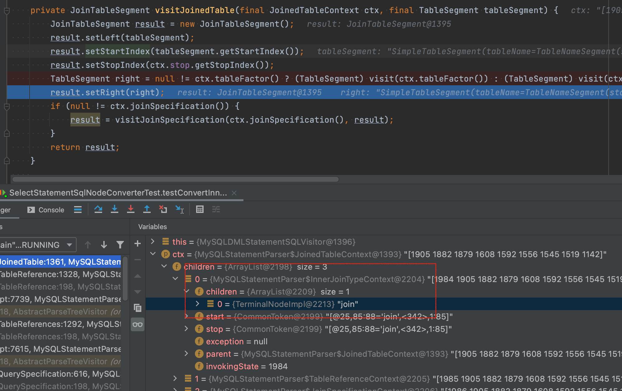 JoinType of JoinTableSegment is missing · Issue #11115 · apache/shardingsphere · GitHub