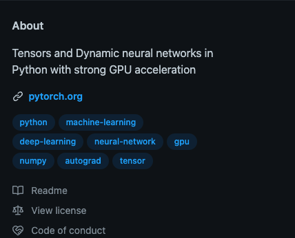 add link to docs in top right of GitHub page · Issue #501 · microsoft/torchgeo · GitHub
