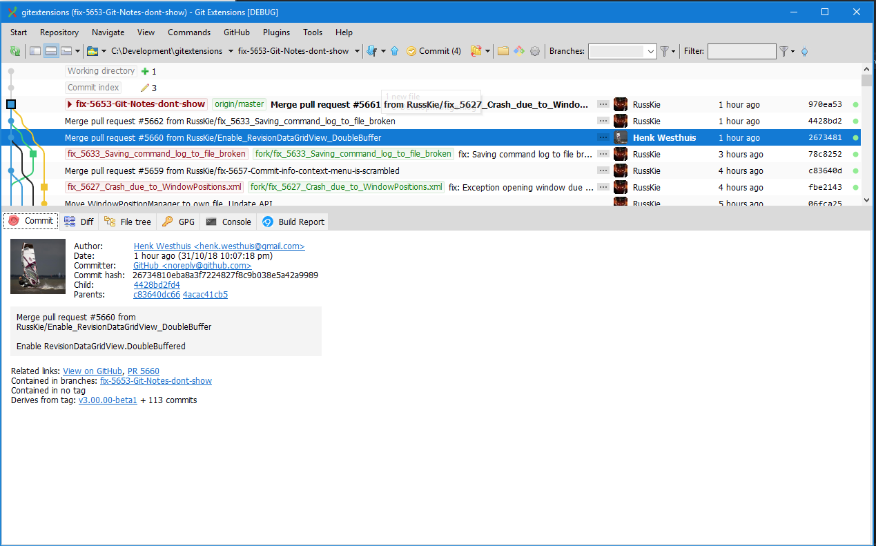 [Feature Request] Dim revision graph colours for non merged branches · Issue #530 · fork-dev ...