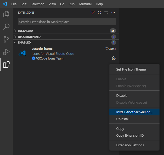 Install In Air Gapped Environment · Issue 3179 · Vscode Icons Vscode Icons · Github
