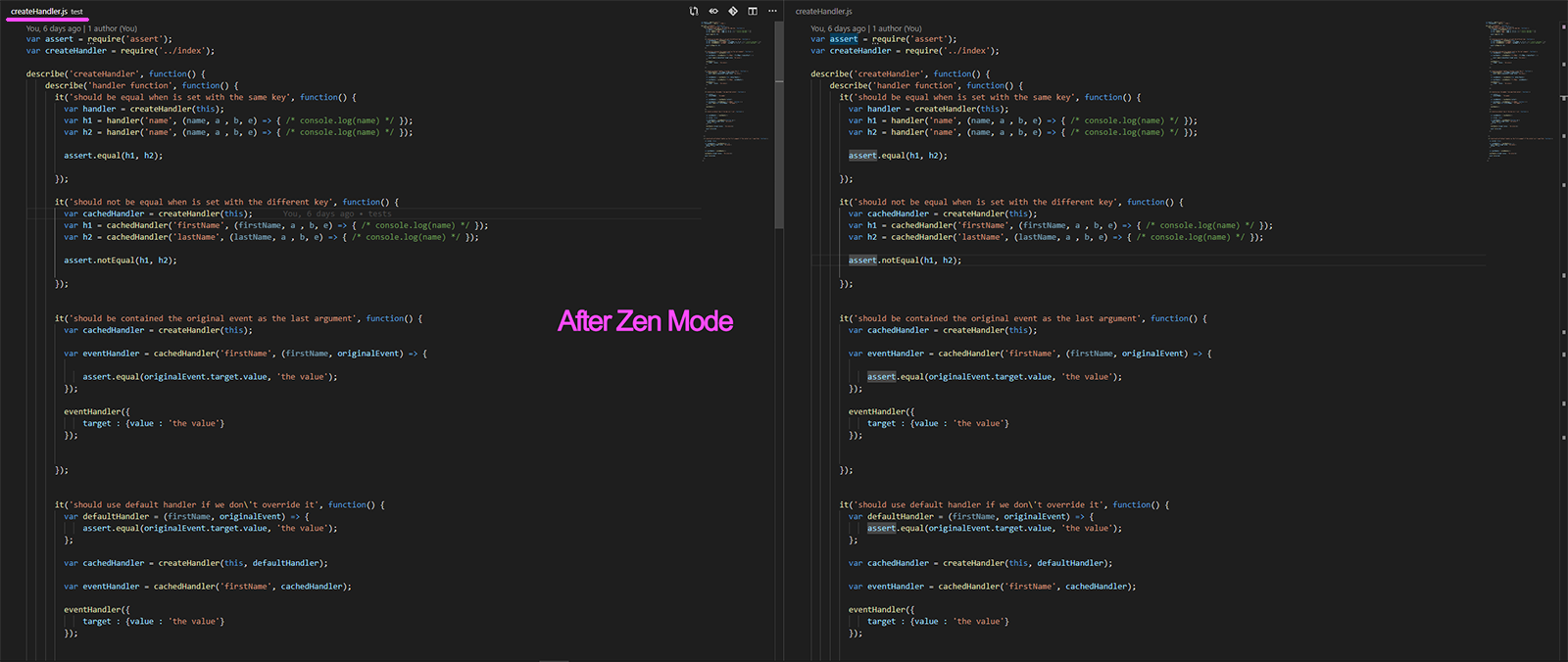 Zen-mode for current working window · Issue #70115 · microsoft/vscode ...