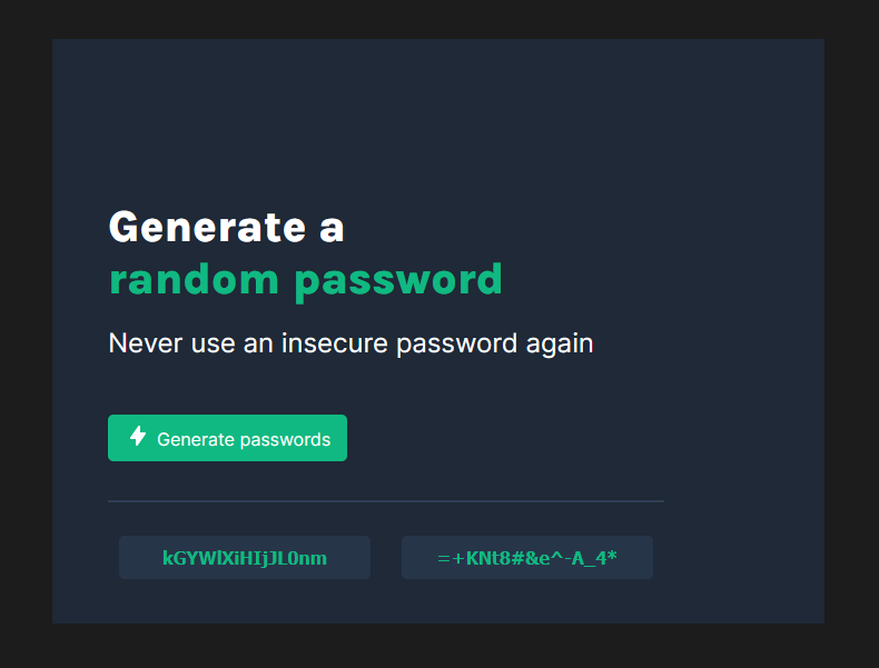 GitHub - RoderickSang/password_generator