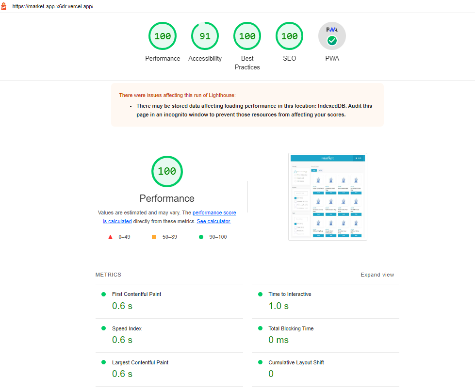GitHub - alpeer/market-app