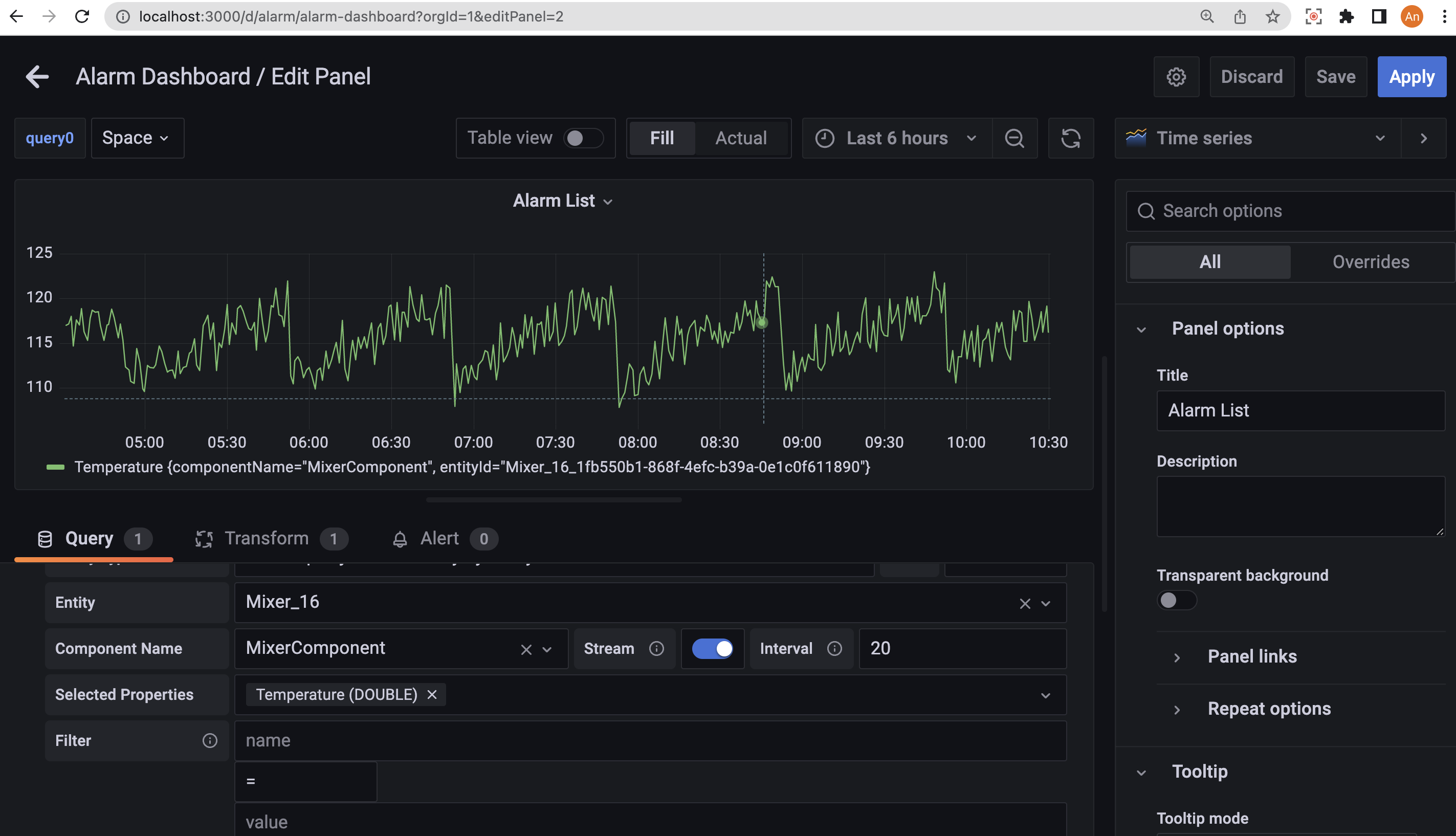 Add polling option to entity history query by lean257 · Pull Request #76 · grafana/grafana-iot ...
