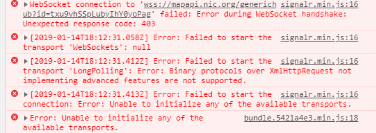 Signalr Websocket Handshake Error · Issue 6930 · Dotnet Aspnetcore