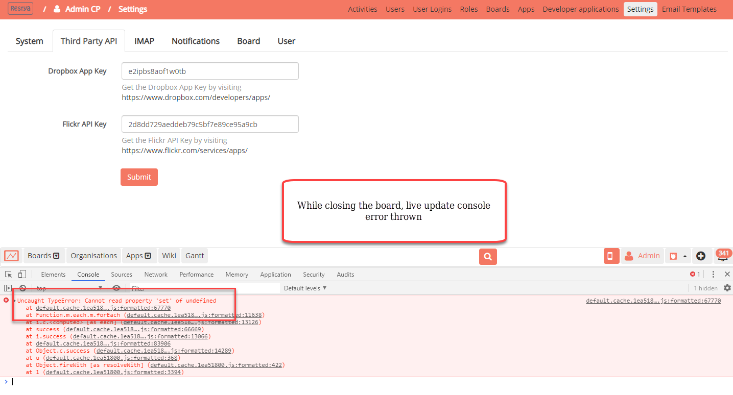 While closing the board, live update console error thrown · Issue #3762 · RestyaPlatform/board ...