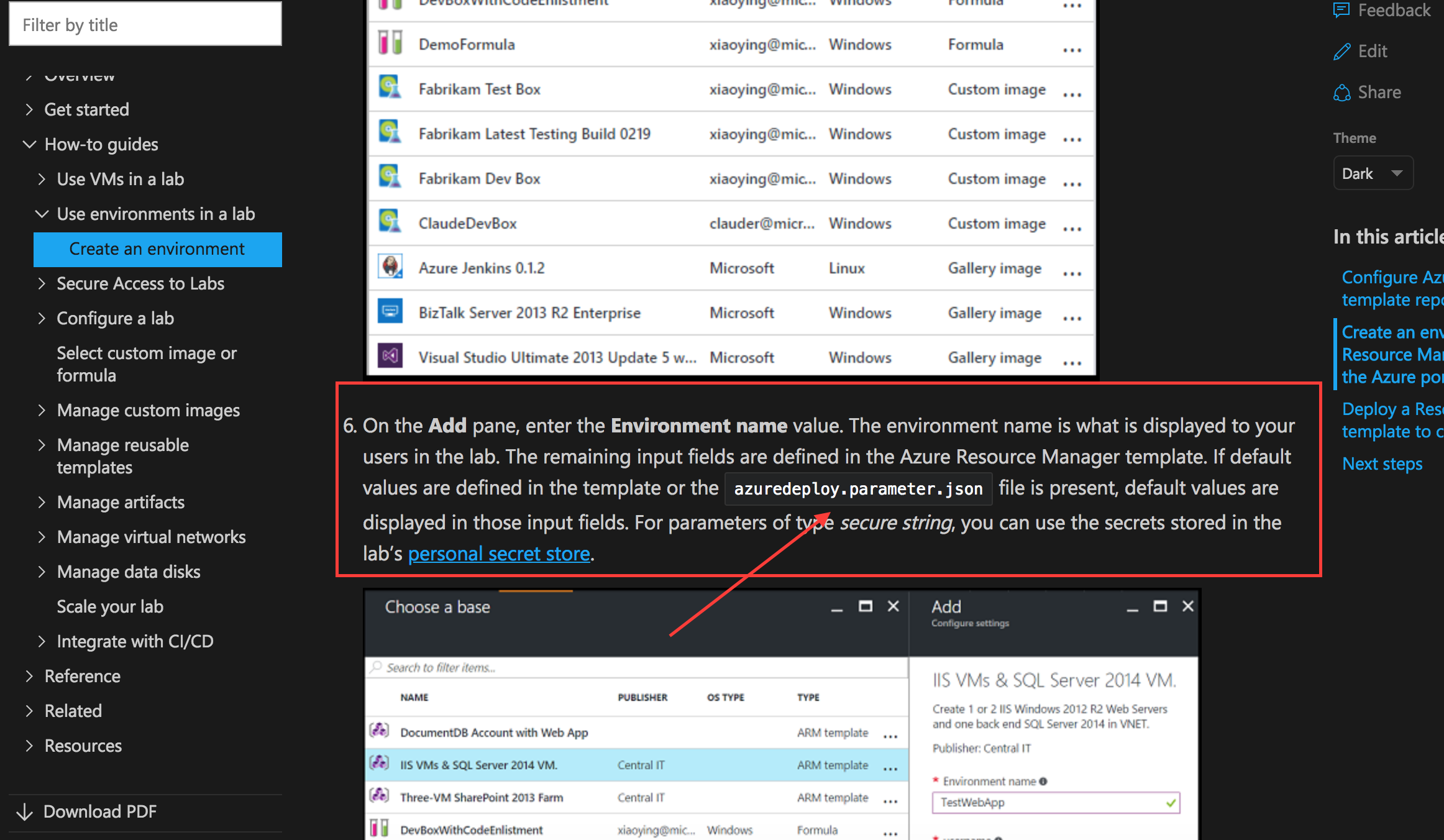 Azureparameterjson Not Picked · Issue 371 · Azureazure Devtestlab