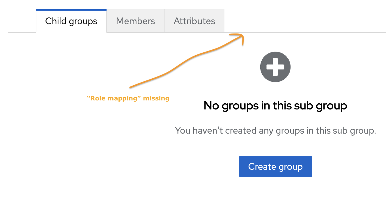 Role mapping tab no longer visible when using fine grained permissions after upgrade from 20.0.3 ...