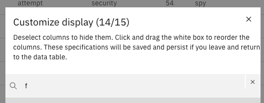 fix: customization Column Modal Search Error · Issue #2181 · carbon-design-system/ibm-products ...