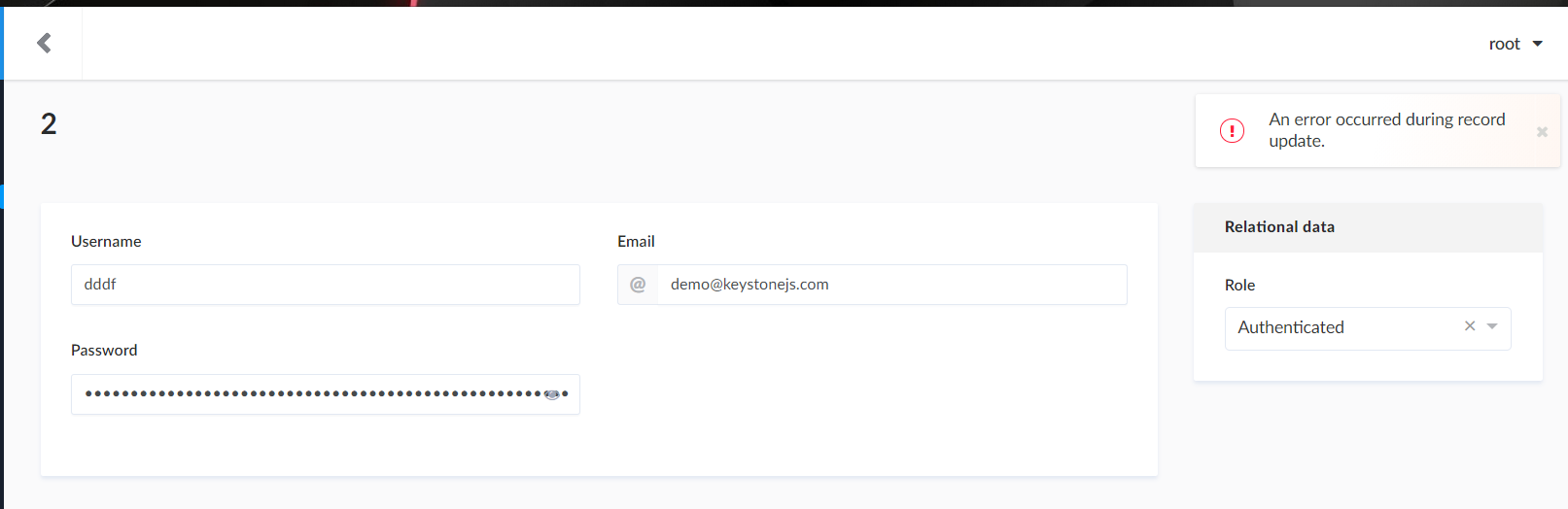 Editing User fields throws an error in MySQL · Issue #1013 · strapi/strapi · GitHub