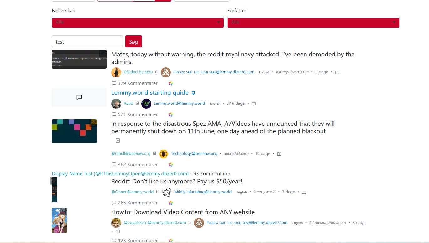 Redesign search results · Issue #1415 · LemmyNet/lemmy-ui · GitHub