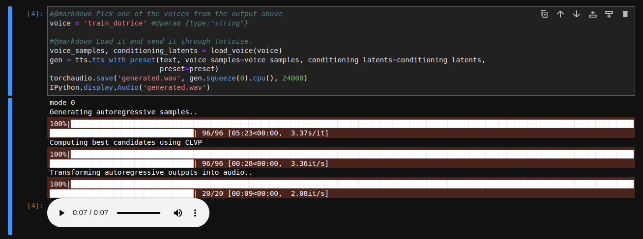 GitHub - manmay-nakhashi/tortoise-tts-fastest: Faster Tortoise ...